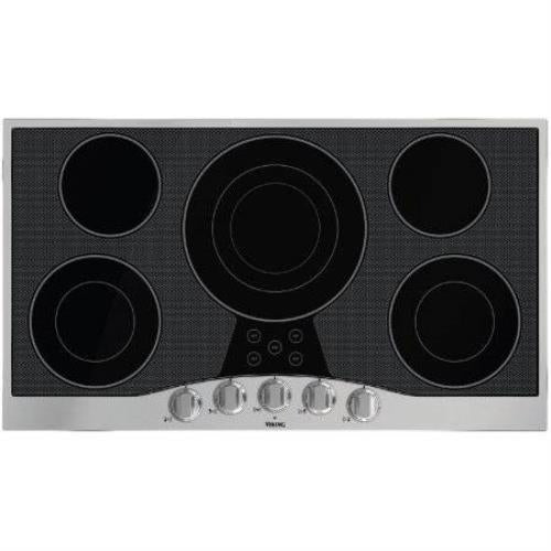Viking RVEC3365BSB 36" Glass Cer.5 QuickCook Surface Electric Cooktop ...