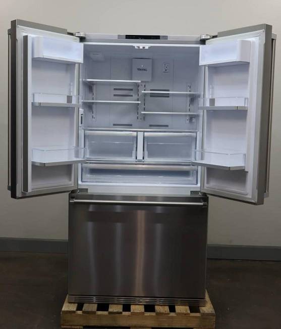 Viking 3 Series 2021 36 Inch Counter Depth French Door Refrigerator RV ...
